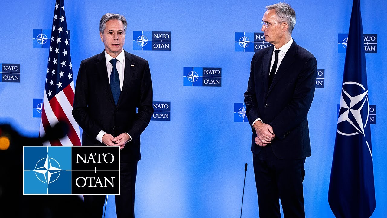 NATO Secretary General with 🇺🇸 US Secretary of State Antony J. Blinken ...