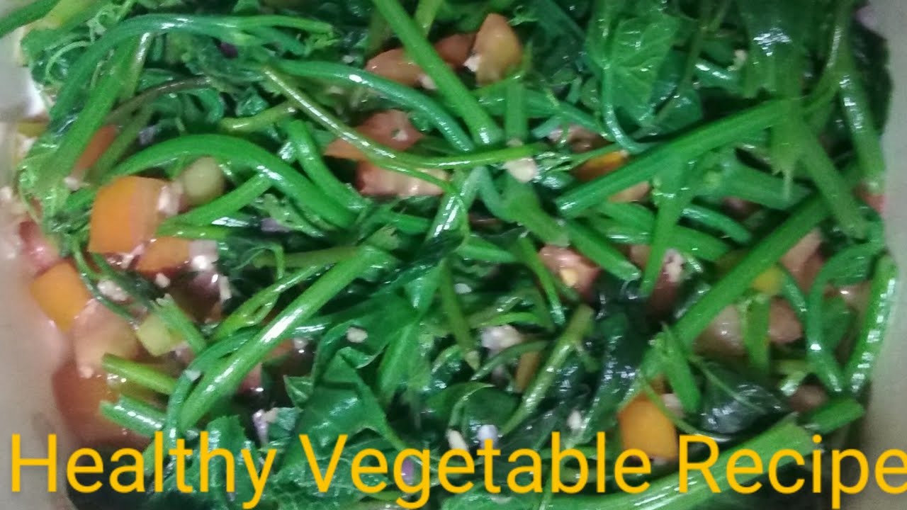 Ensaladang Talbos ng Kamote at Sayote|Oil Free Vegetable Recipe|Easy ...
