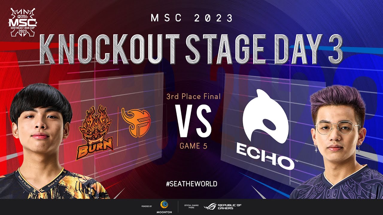 [EN] MSC Knockout Stage Day 3 | BURN X FLASH VS ECHO | Game 5 - YouTube