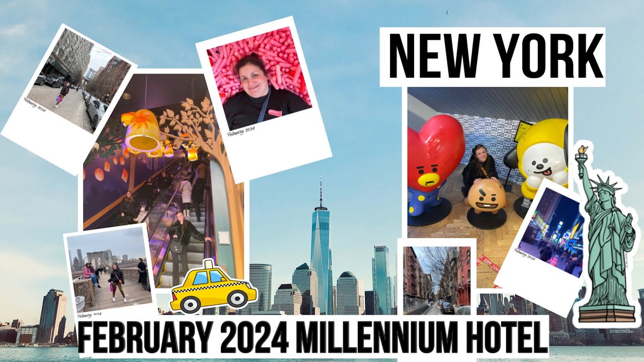 New York millennial hotel Times Square vlog!! - YouTube