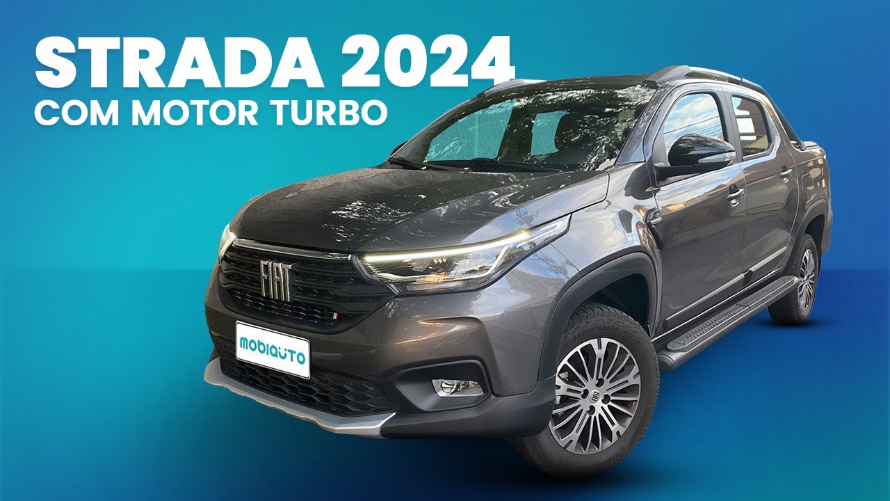 Fiat Strada 2024: MOTOR TURBO do Pulse e multimídia MAIOR - YouTube