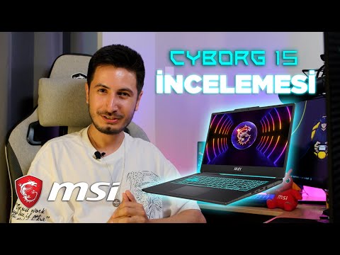 UYGUN FİYATLI RTX 4060 YARI SAYDAM OYUNCU LAPTOPU - MSI Cyborg 15 İncelemesi