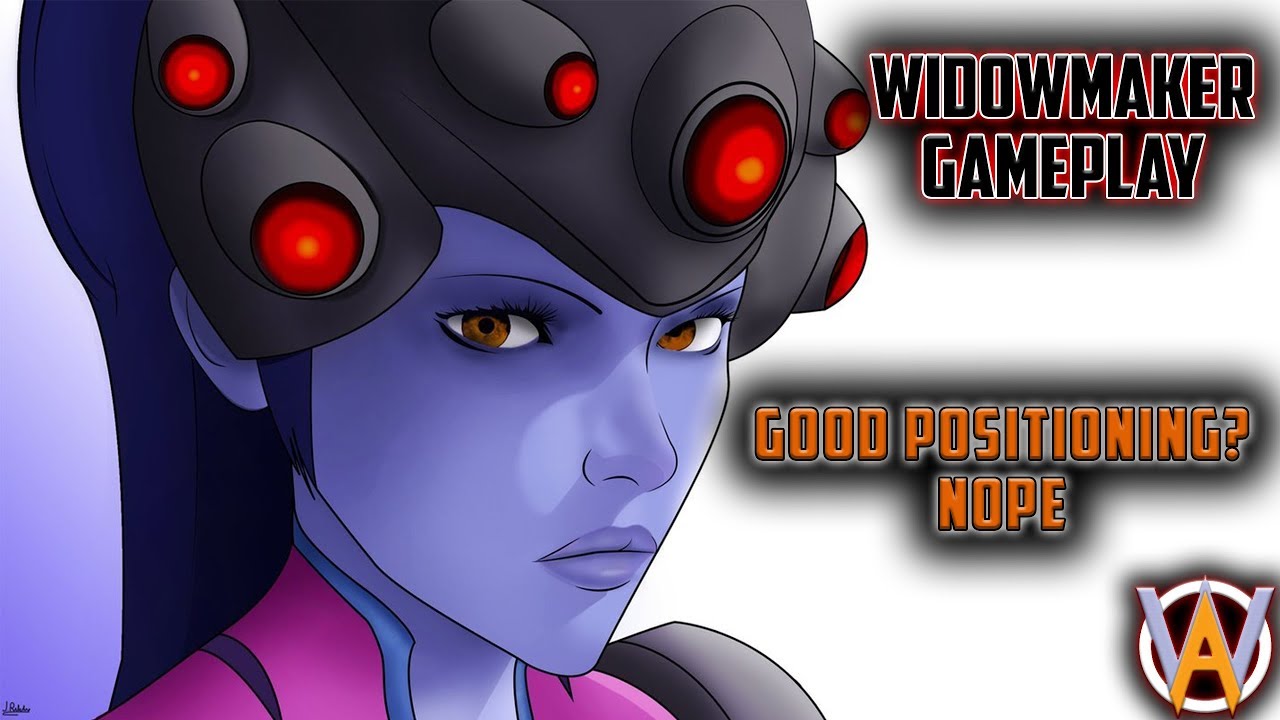 Overwatch Widowmaker Gameplay, Good positioning? Nope - YouTube