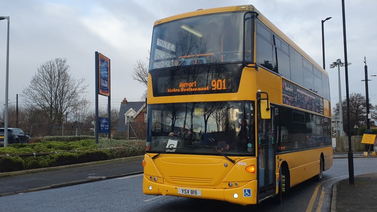 JH Coaches: *Ex Stagecoach+Yellow Colour* Scania Omnicity DD LX09 AHD ...