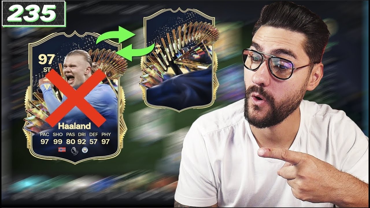 I Replaced TOTS Haaland w/ The Most Impressive TOTS Card in FC 24 ...