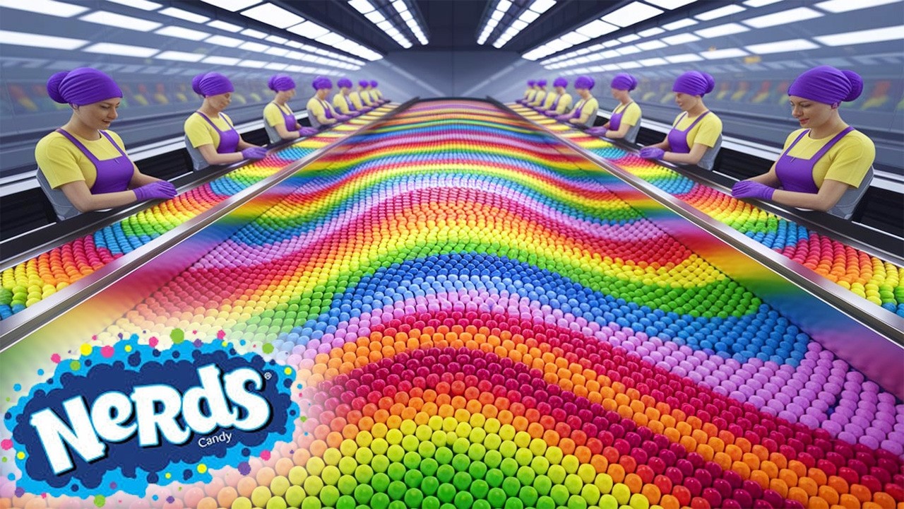 How It's Made: Nerds, Smarties & Jolly Rancher - YouTube