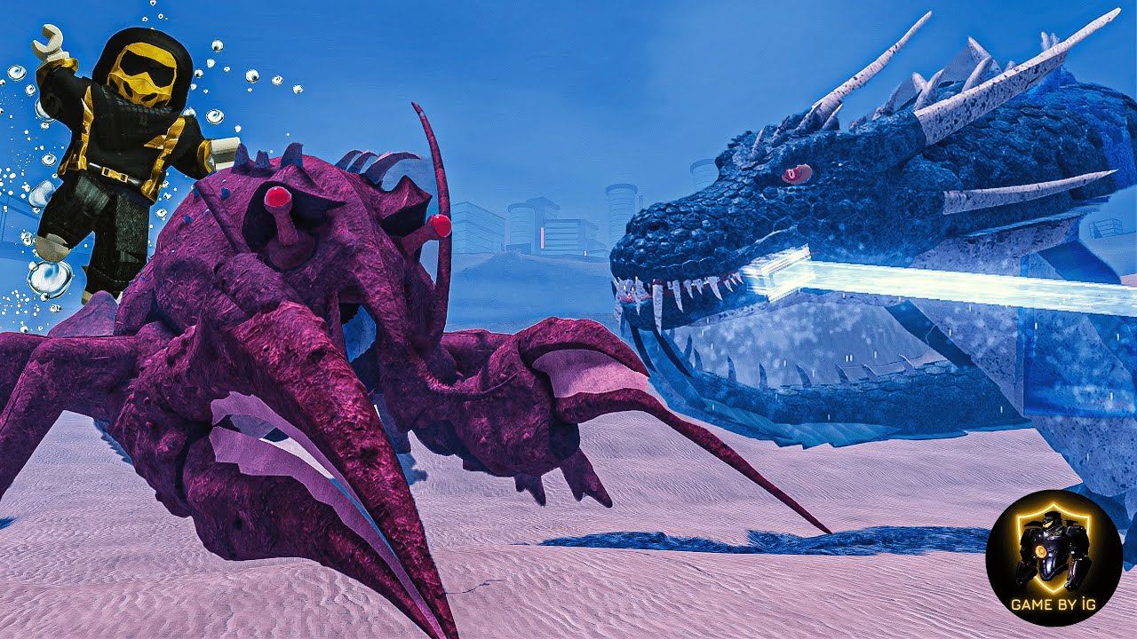 Ebirah vs Manda water war | Kaiju Universe - YouTube