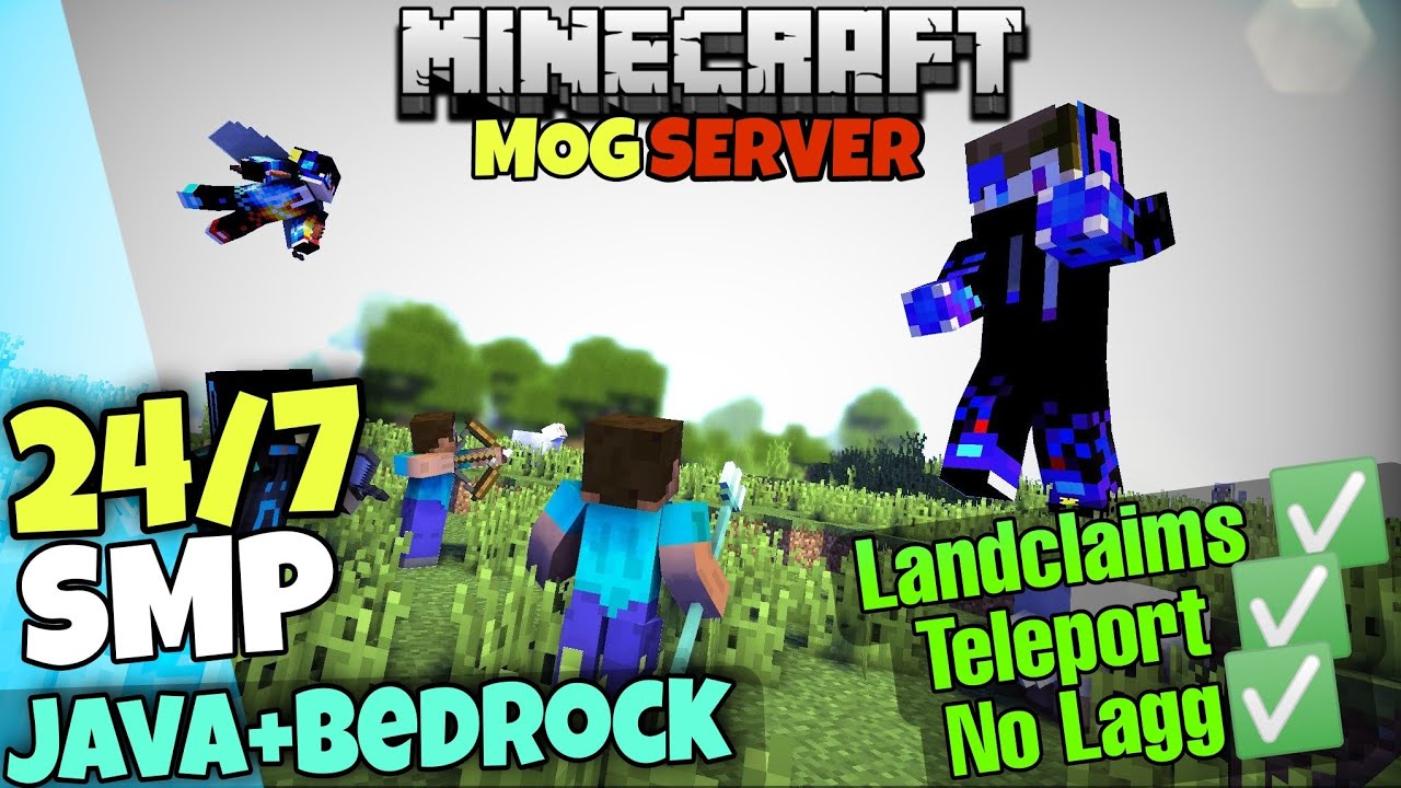 MCPE+JAVA | 24/7 SMP🔥 1.18.2~1.18.32 | Mog Smp Join Now - YouTube