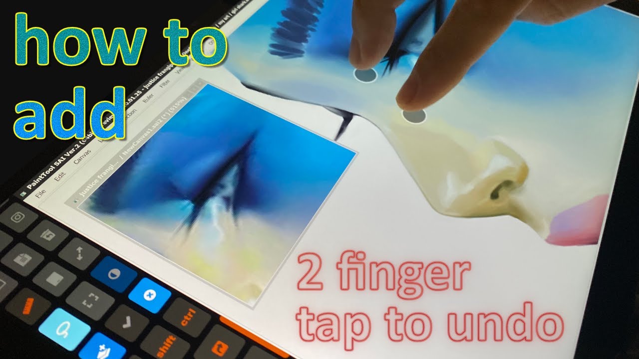 Gesturesign app - ADD 2 Finger tap for Undo (like procreate) - Win10 gestures w/out trackpad ...