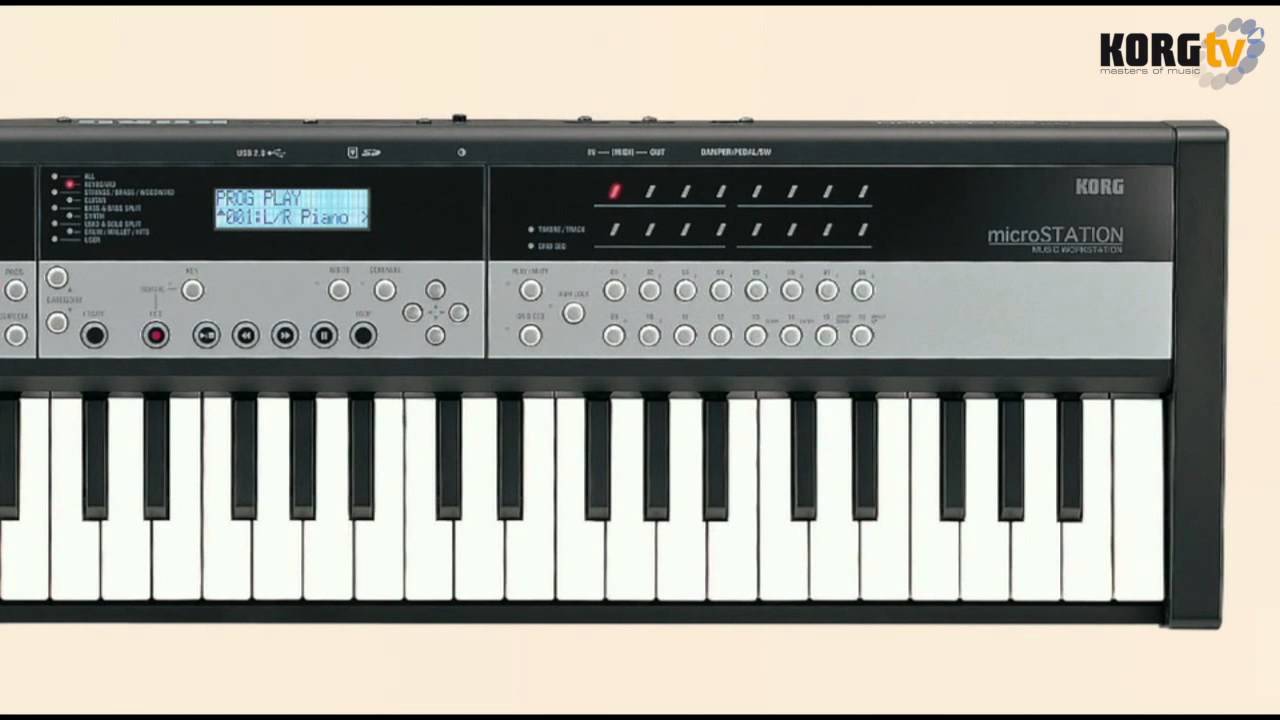 KORG TV / microSTATION Video Manual 5/5 - YouTube
