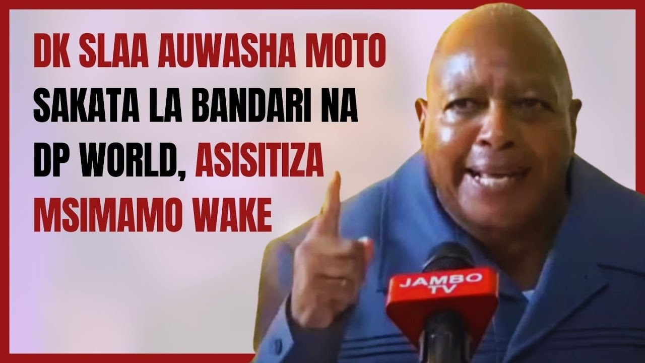 Dk Slaa Auwasha Moto Sakata la Bandari na DP World, Asisitiza Msimamo ...