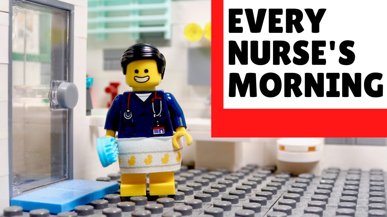 Every Nurse's Morning | LEGO Hospital Stop Motion - YouTube
