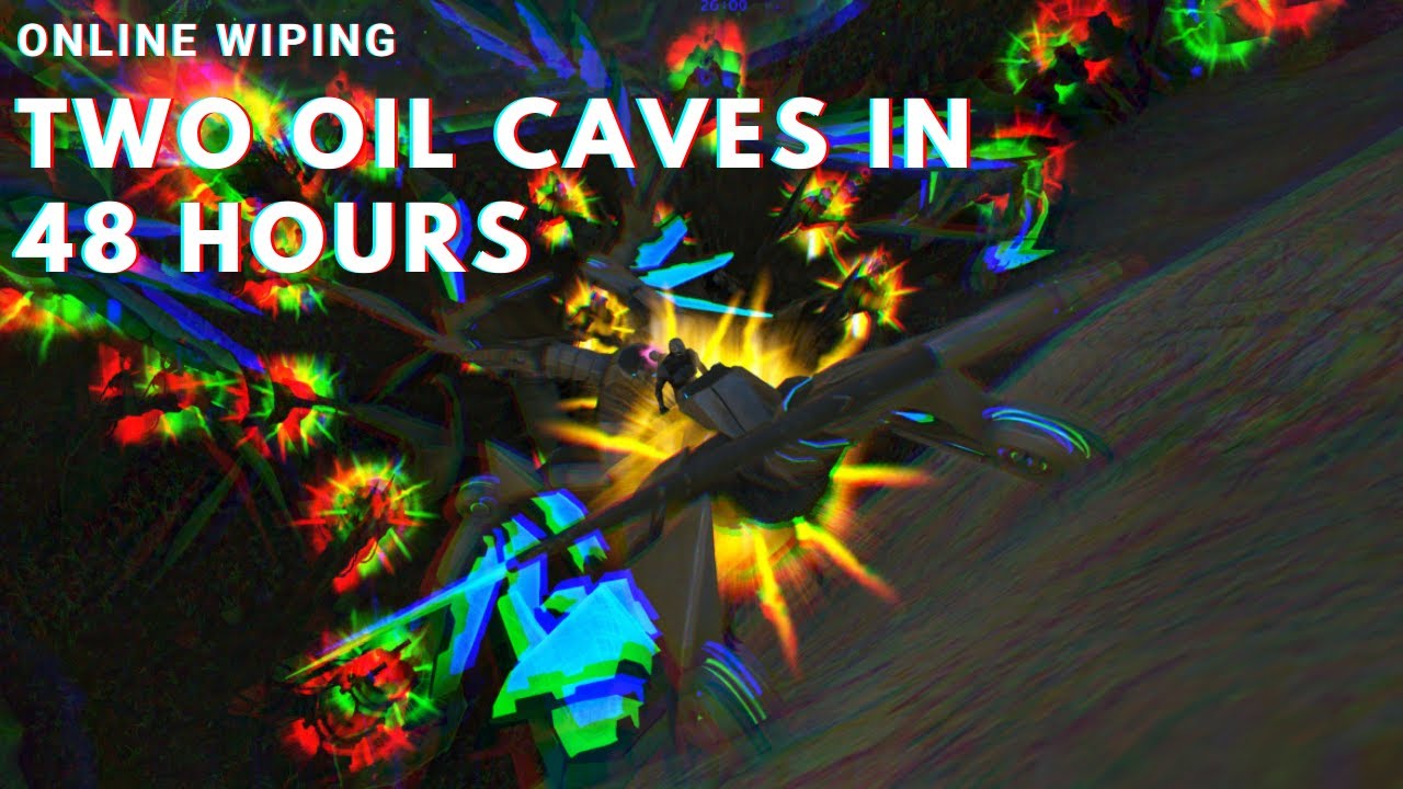 Online Wiping Two Oil Caves In 48 Hours [ ARK Official PvP PS5 ] - YouTube