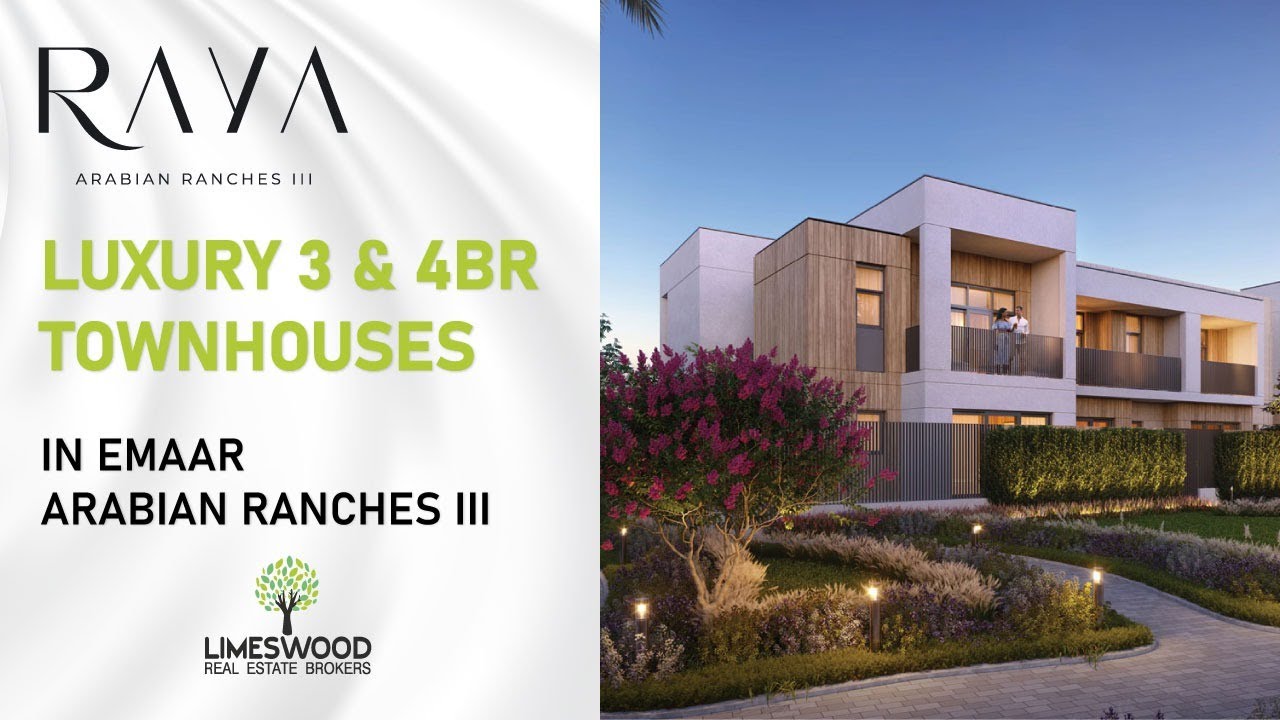 NEW LAUNCH BY EMAAR RAYA Arabian Ranches 3 - YouTube