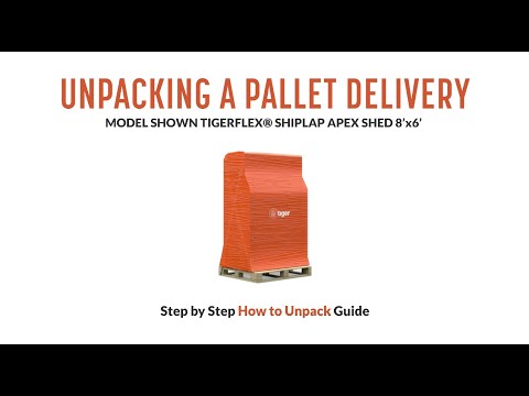How to Safely Unpack an TigerFlex Pallet - YouTube