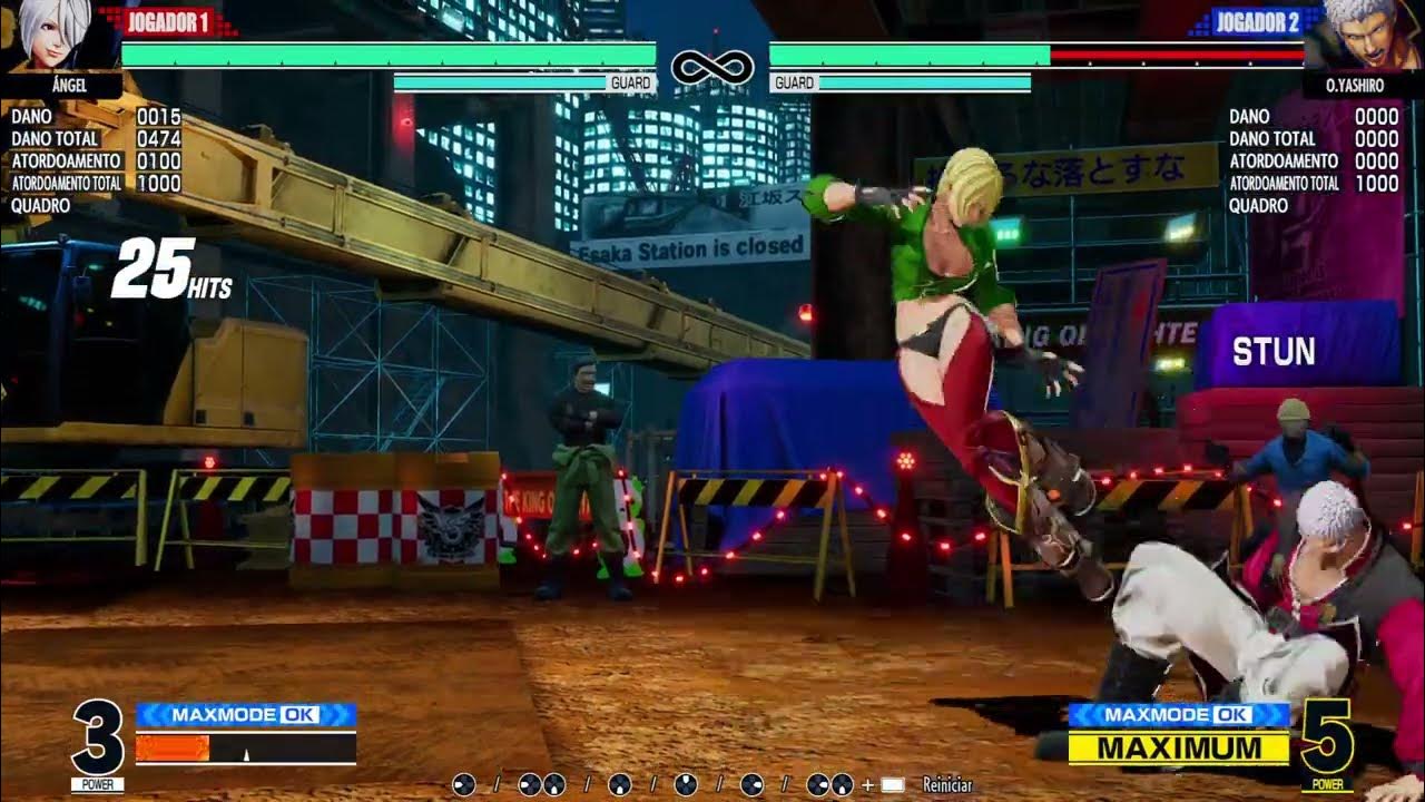 THE KING OF FIGHTERS XV_ ANGEL STUN TOD COMBO 53 HITS - YouTube