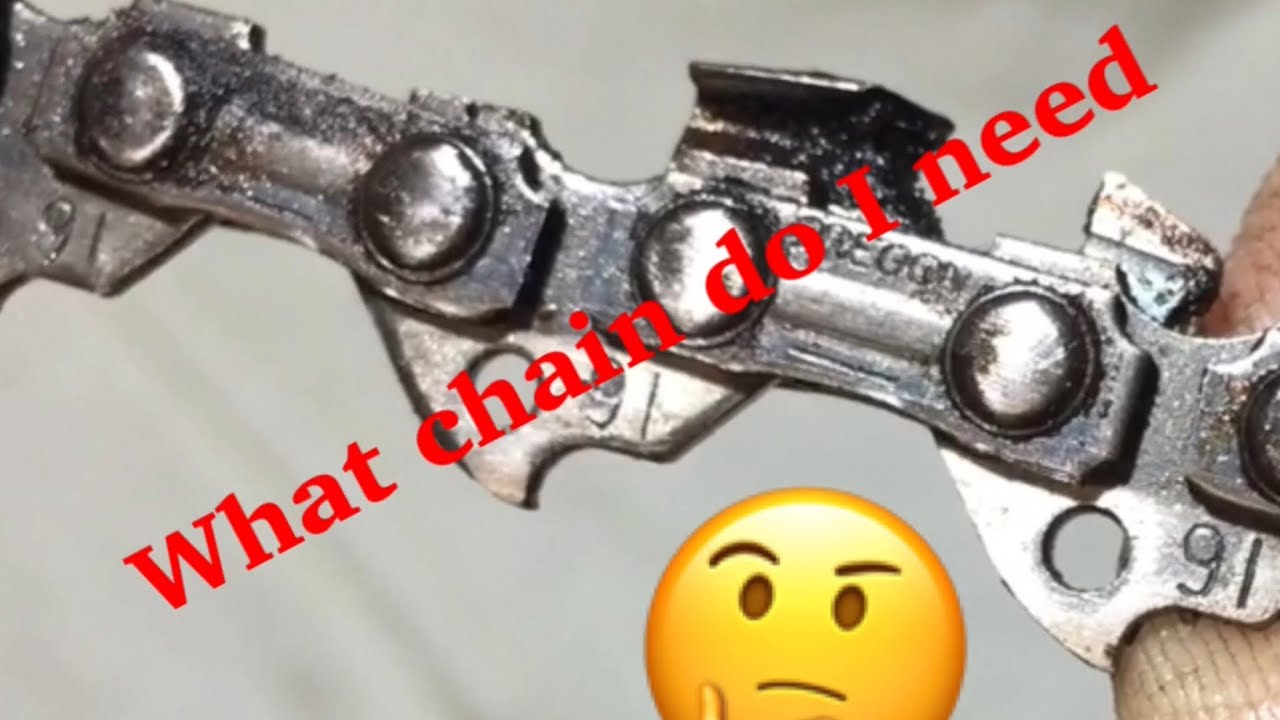 Chainsaw , how to find out what chain you need , Helpful how to guide ...