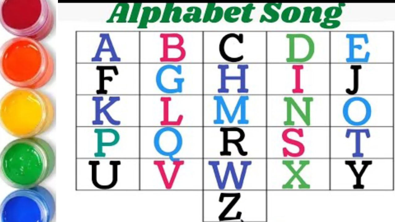 영어놀이 Learn Alphabet 알파벳 대문자 그리기 색칠하기 Abc Song 어 Pl린이 동요들으며 알파벳 읽기 색깔놀이