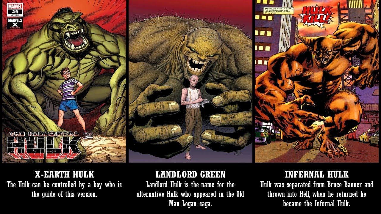 List of Hulk Variants That I Can Give, Just Watch Until the End - YouTube