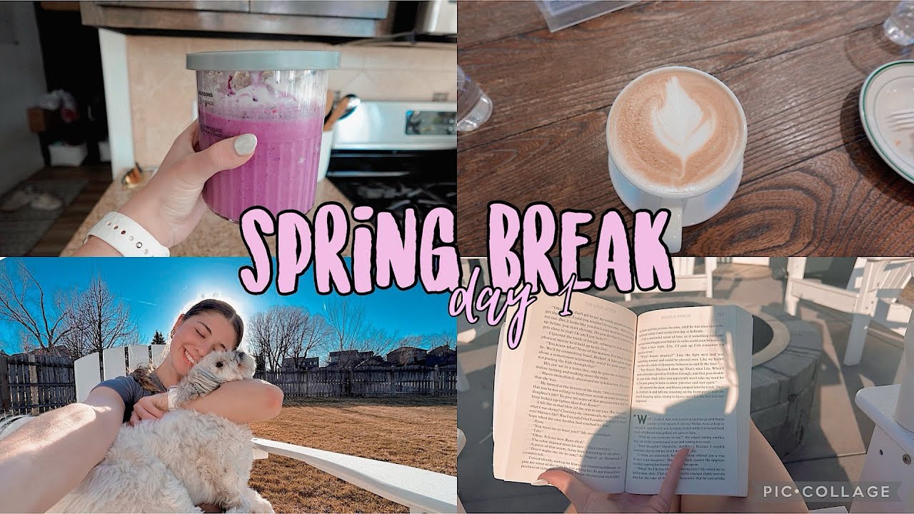 DAY 1 of spring break! | coffee and breakfast, downtown, some meal prep ...