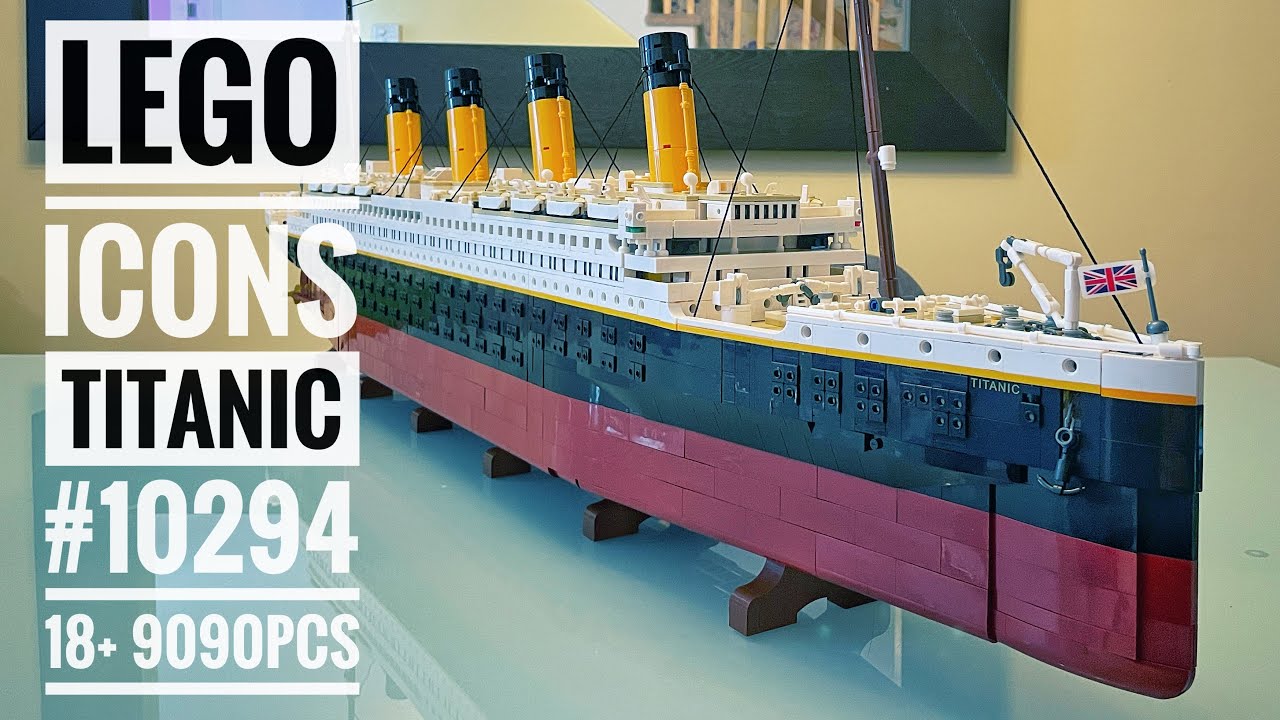 Lego #10294 Icons Titanic (Replica) Speed Build & Pictures - YouTube