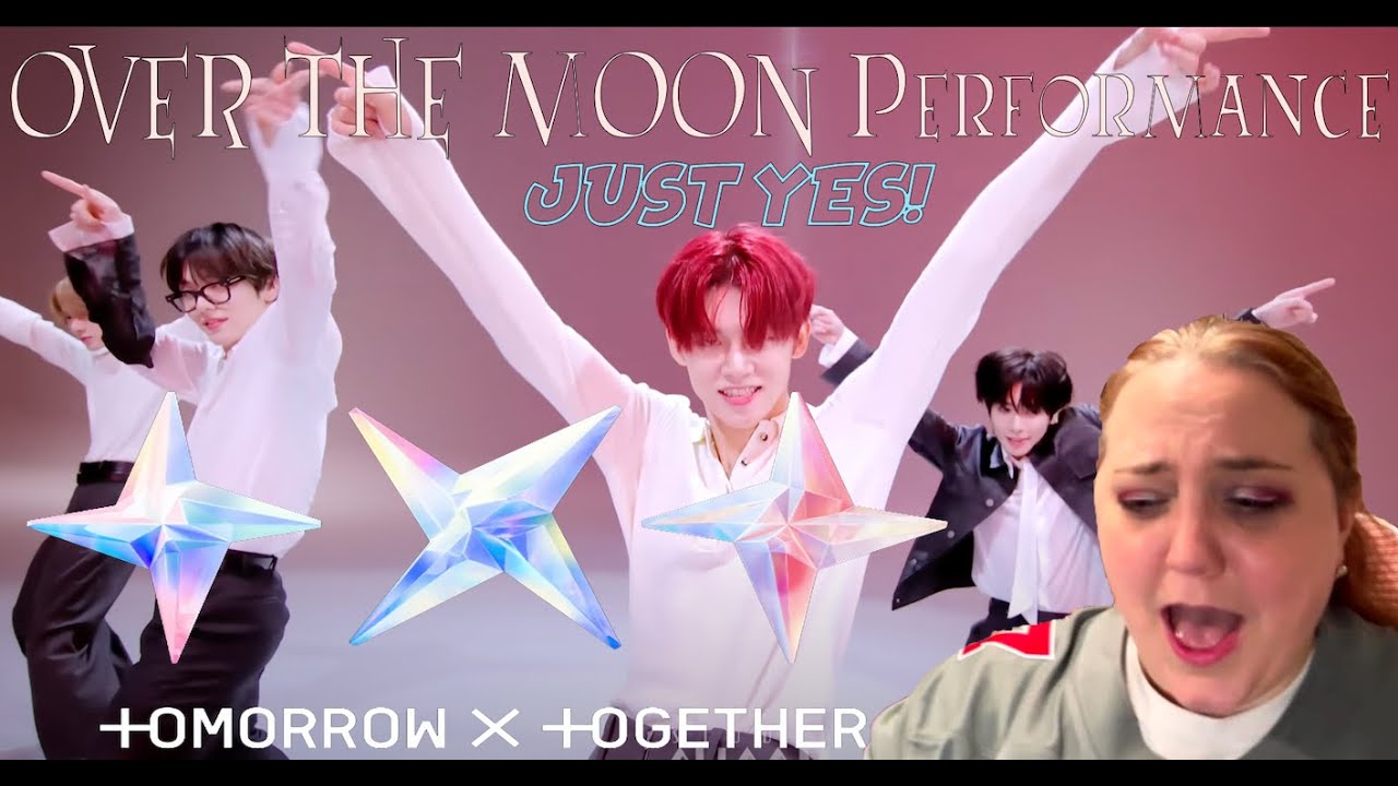 TXT Over the Moon Performance Reaction by a YA Author - YouTube