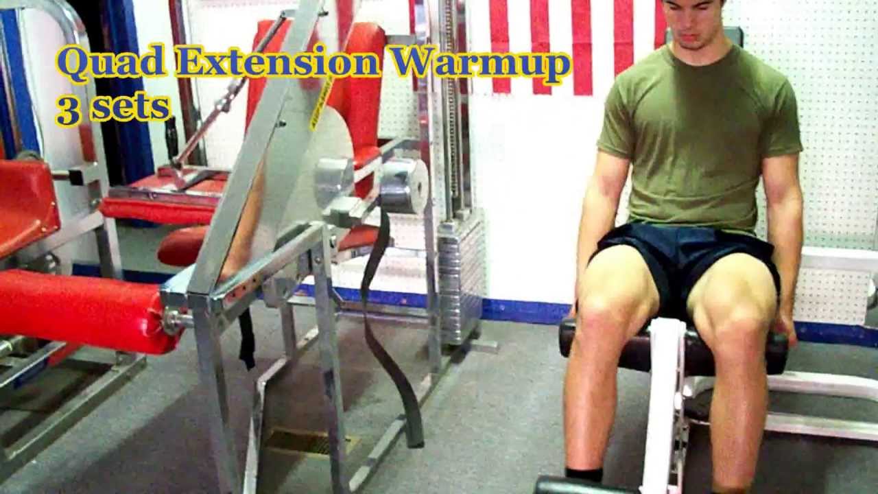 A Quad-Focused Leg Workout at a New Gym - YouTube