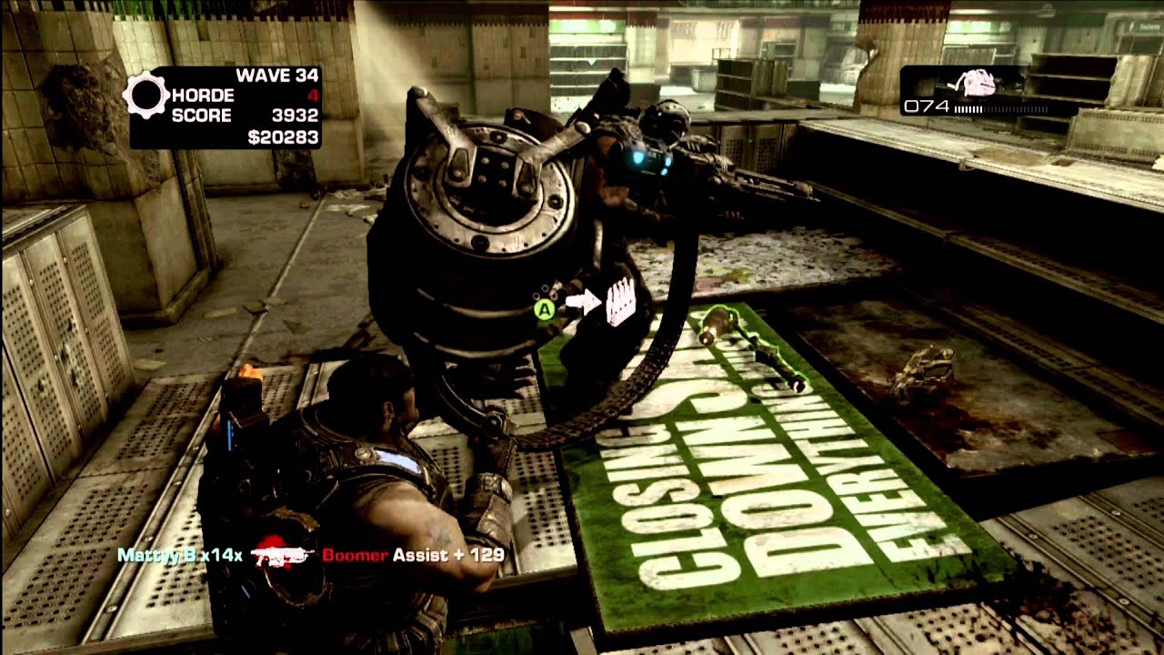 Gears of War 3 Glitches: Volcan Active Reload. - YouTube