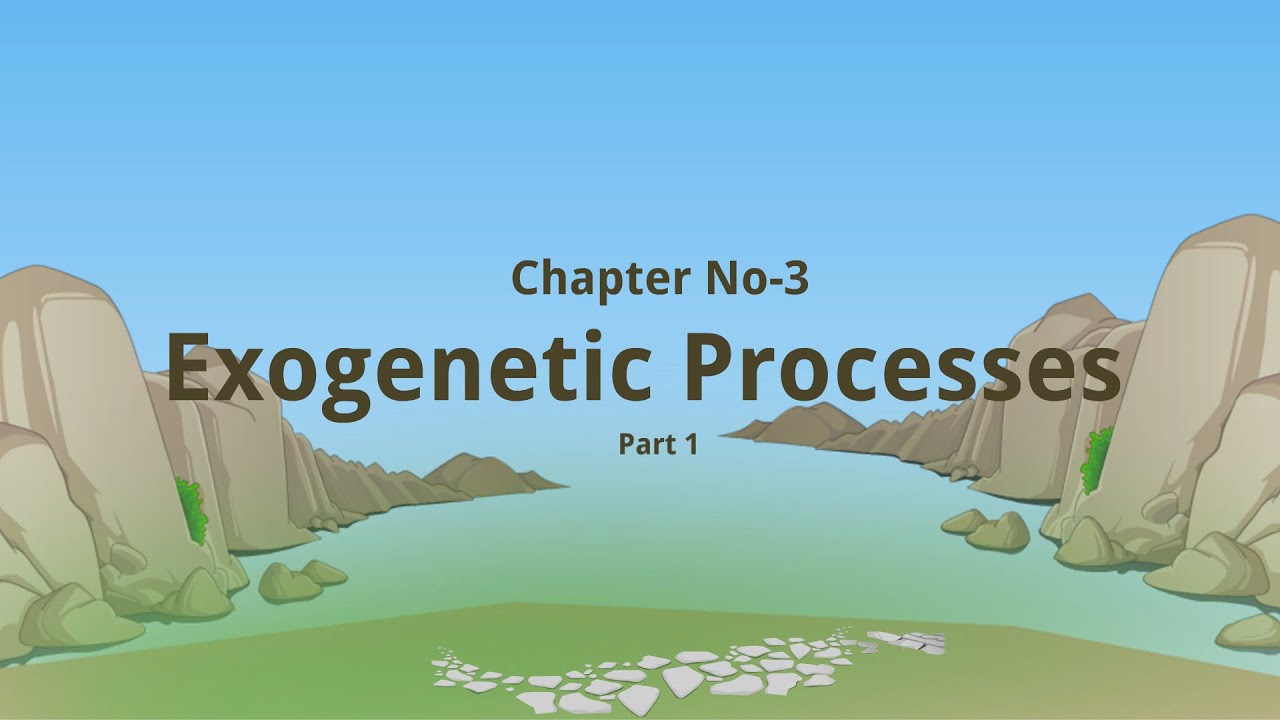 Chapter No. 4 Exogenetic Processes Part 1 (Std 9 Maharashtra State ...