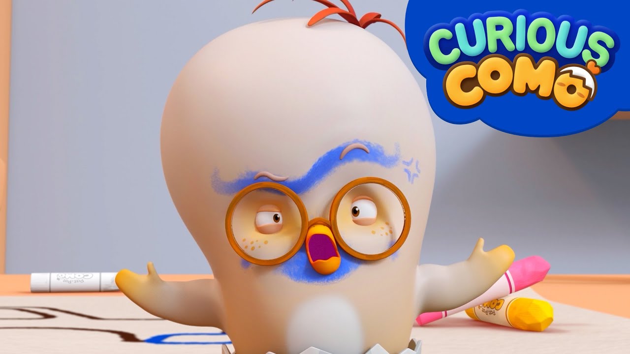 Curious Como | Crayon | Cartoon video for kids | Como Kids TV - YouTube
