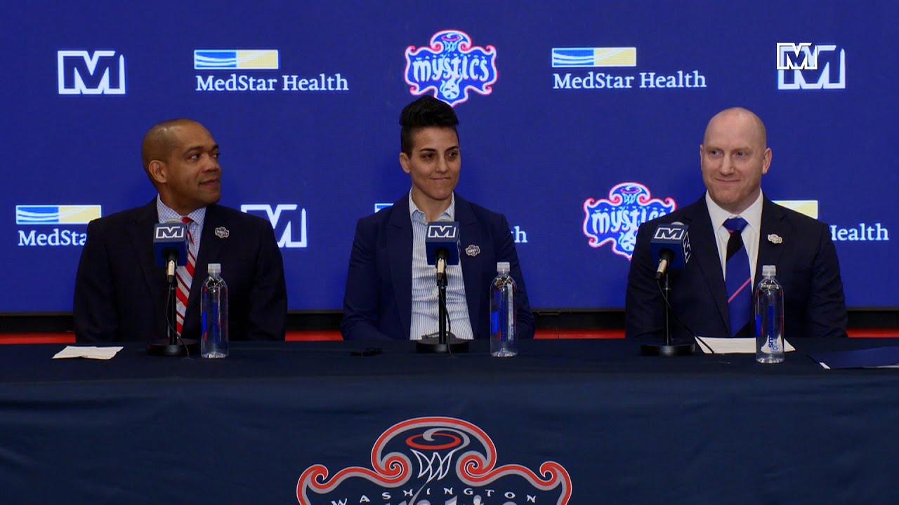 Mystics introduce new GM Jamila Wideman and head coach Sydney Johnson ...