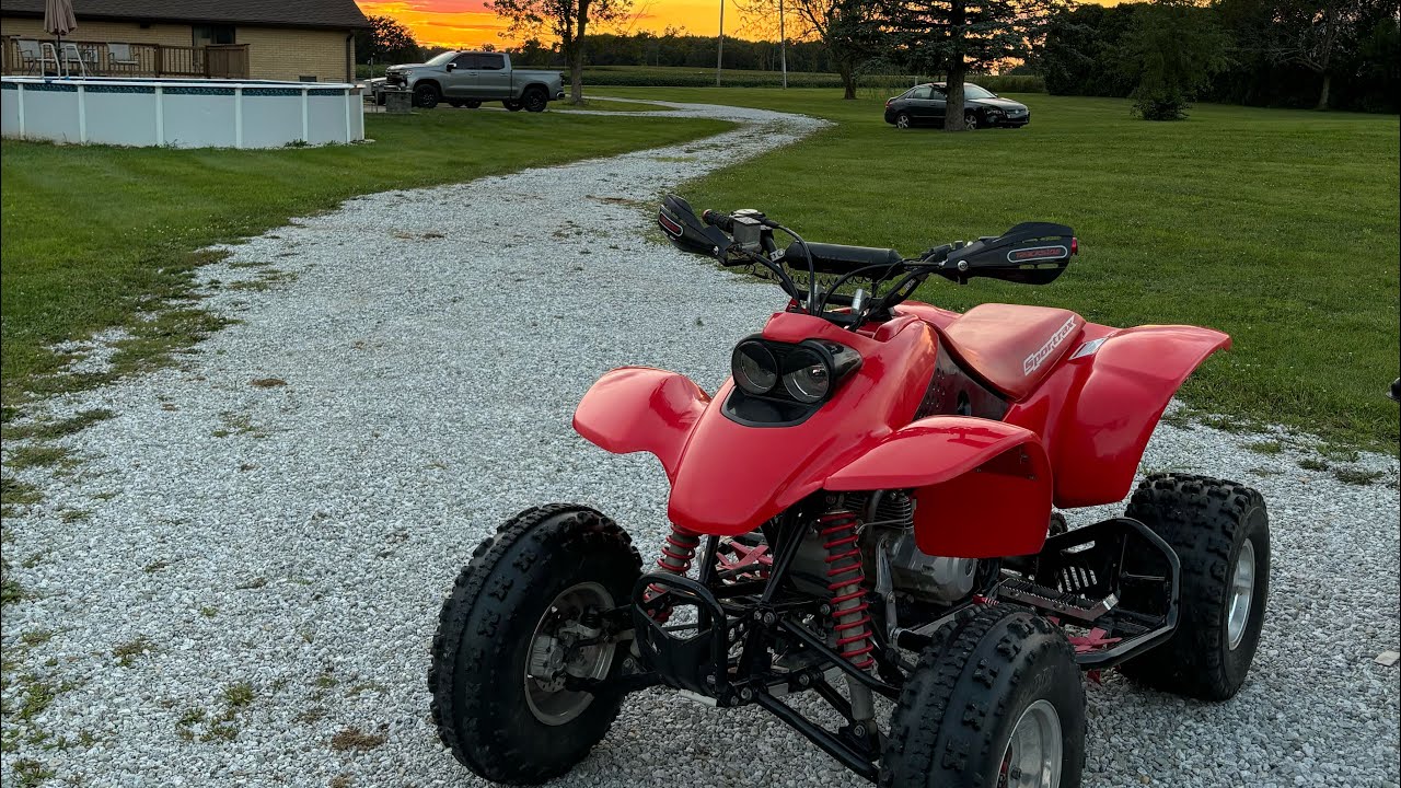 First ride on the new 400ex build!!! - YouTube