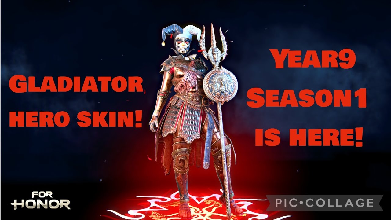 For Honor: Y9S1 is here! Gladiator Hero Skin Gameplay! (PVE) - YouTube
