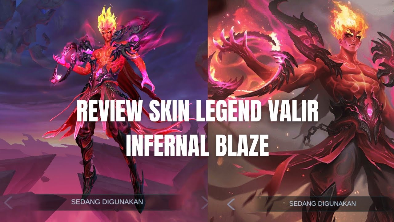 SKIN LEGEND VALIR INFERNAL BLAZE - YouTube