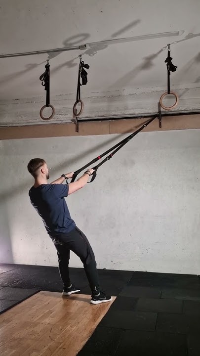 TRX pull up to external rotation - YouTube