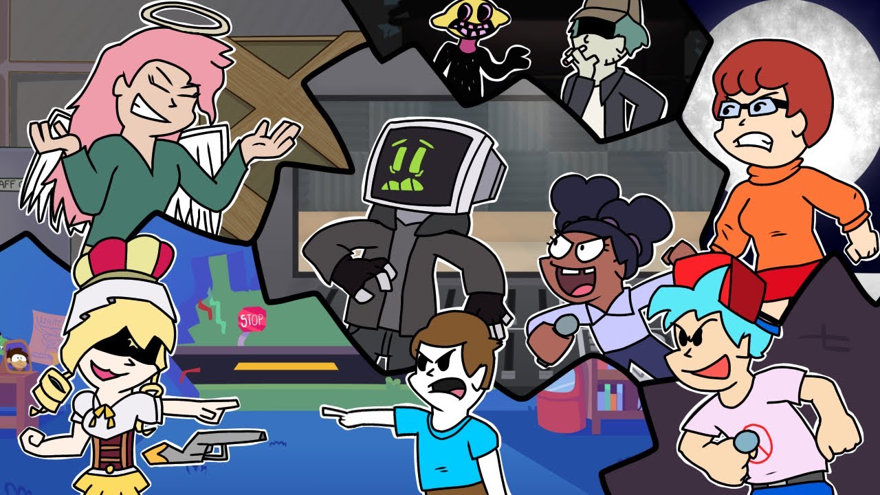 Directors Out But Every Turn Another Character Sings (FNF But Everyone ...