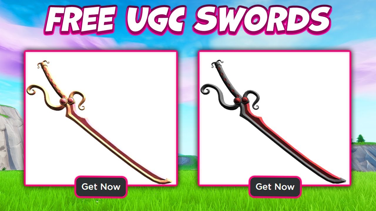 How to Get New Free Swords in Roblox? Free UGC Items Roblox - YouTube