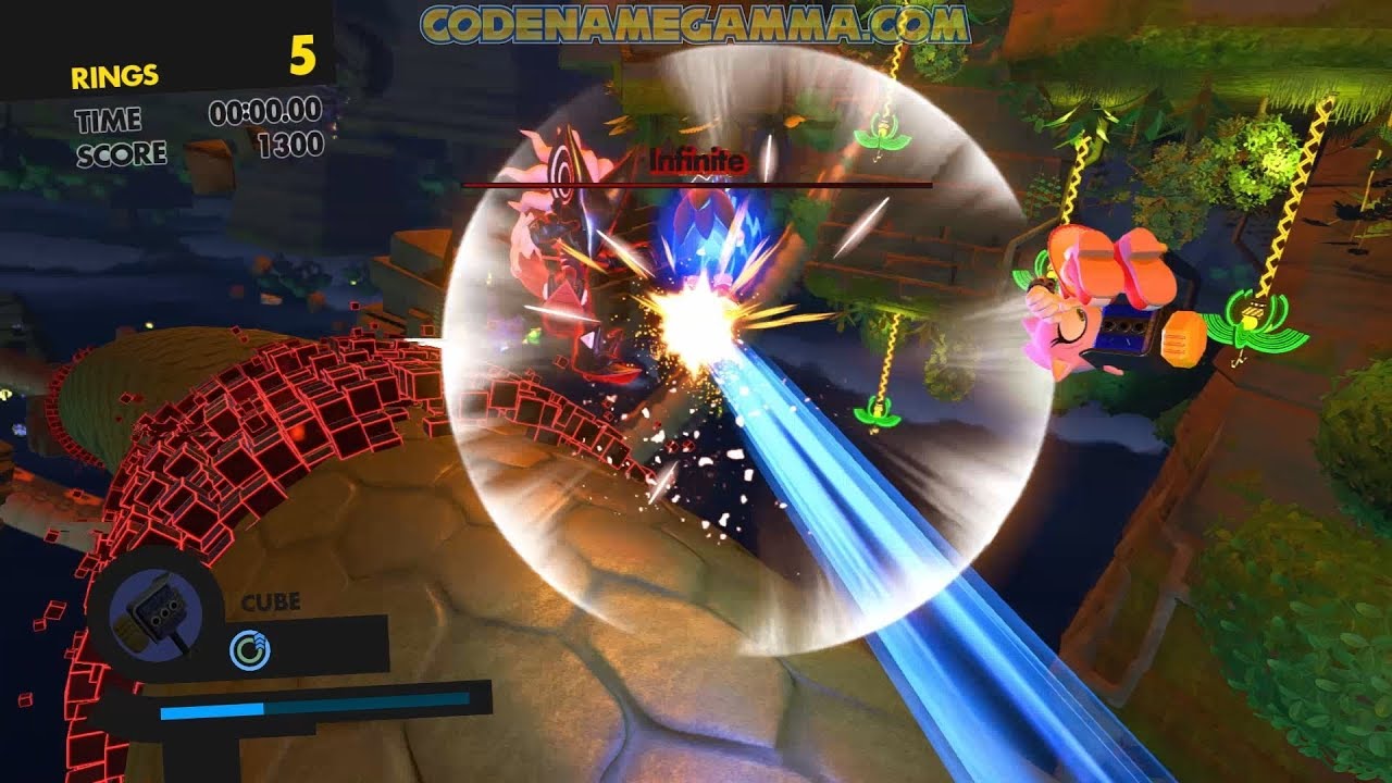 Sonic Forces - OP Cube Wispon 3 - VS Eggman & VS Jungle Infinite. - YouTube