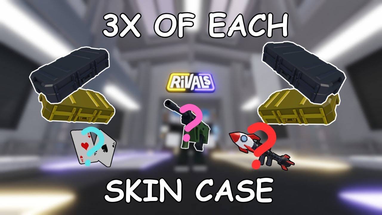 Opening Skin Cases In Roblox Rivals! - YouTube