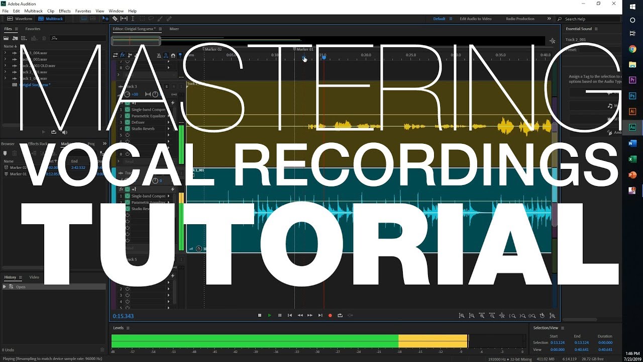 How to Master a Vocal Recording - YouTube