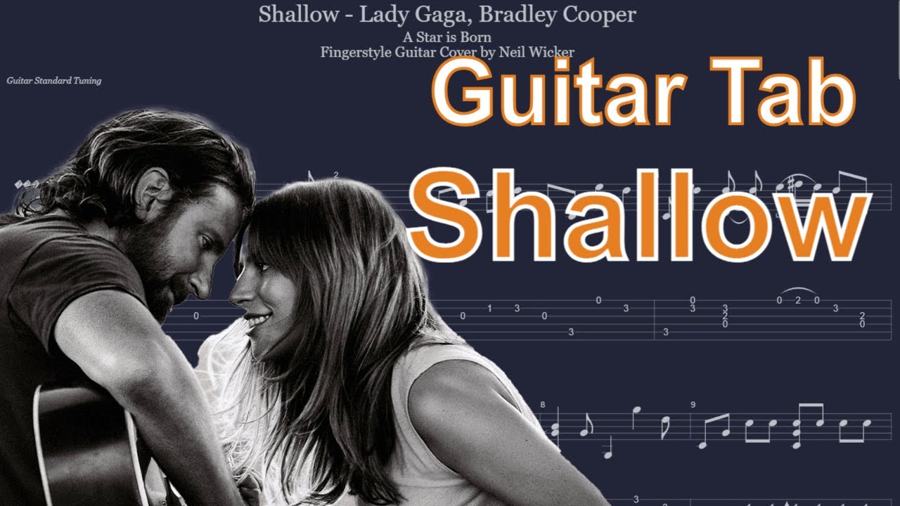 Shallow (A Star Is Born) - Guitar Tab Fingerstyle - YouTube