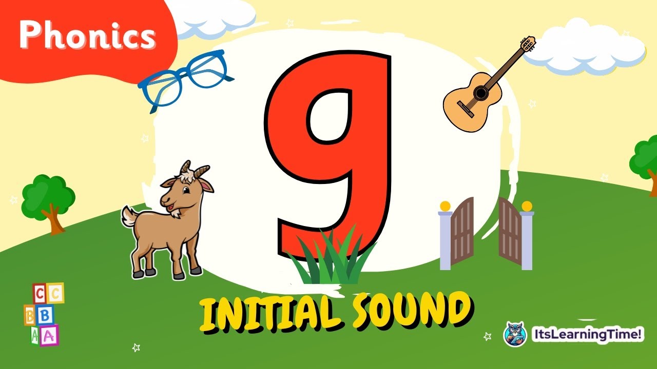 g phonics video | Initial Sound Gg for Preschoolers - YouTube