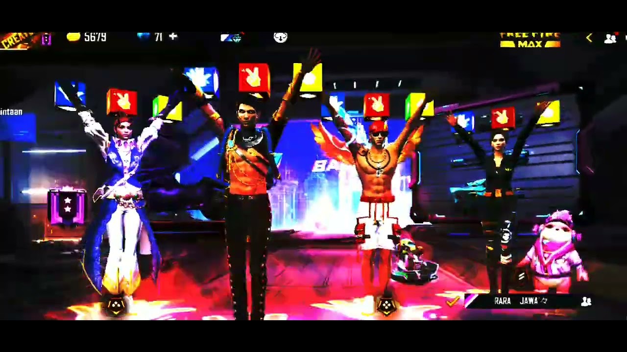 collab emote ff - YouTube