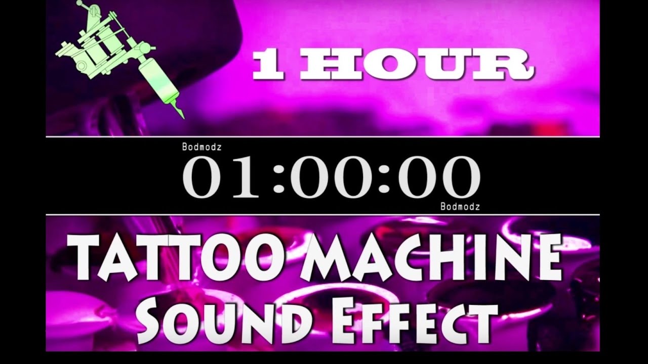1 HOUR - TATTOO MACHINE Sound effect - YouTube