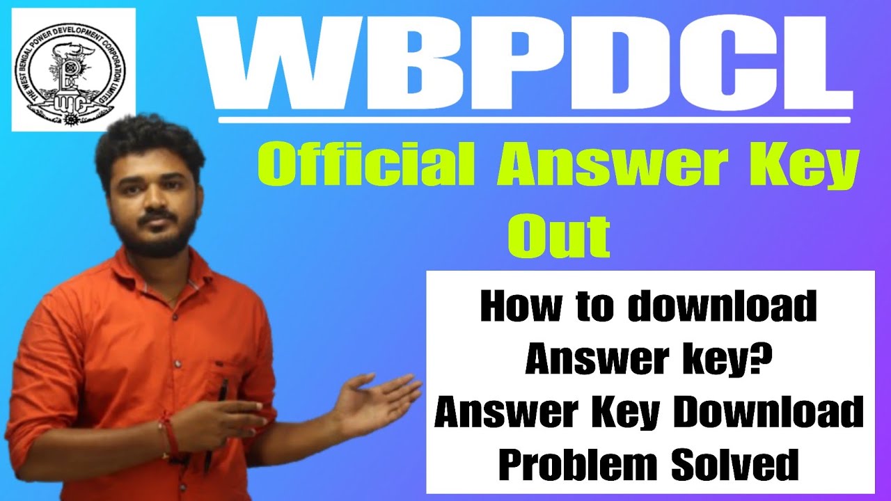 WBPDCL Answer Key 2025 Out | WBPDCL Official Answer Key Out #wbpdcl ...