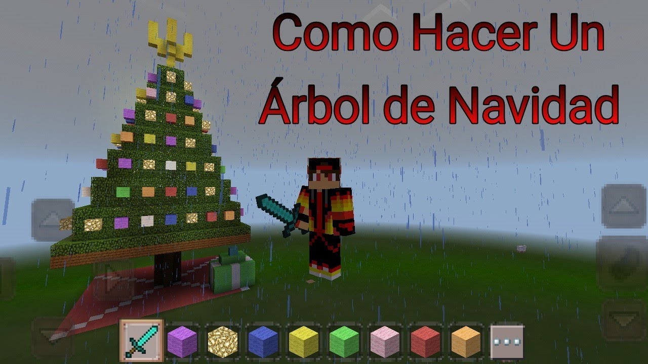 Como Crear Un Árbol De navidad En minecraft 🎄 - YouTube
