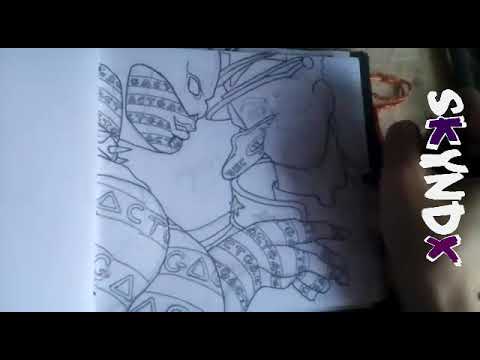 Speed-drawing Jotaro's Disc - YouTube