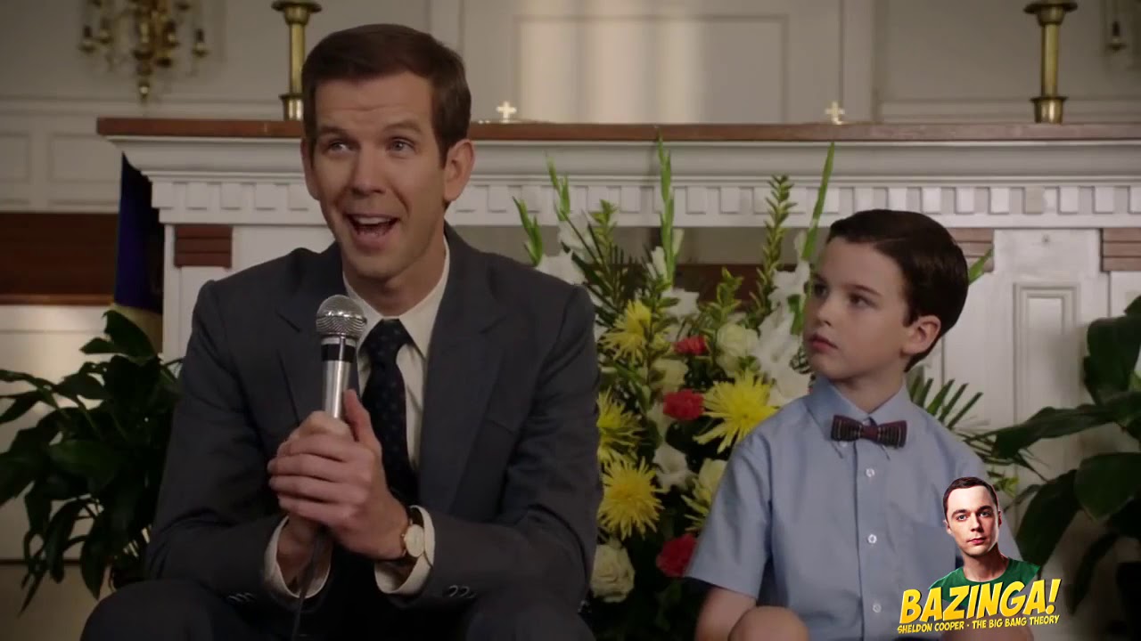 Young Sheldon episode 3 Sheldon argues about god at church 720 X 720 ...