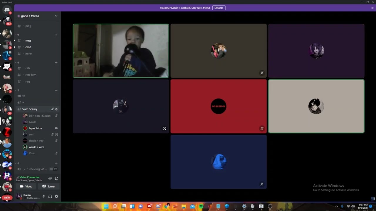 BABY ON CAM PACKING (DISCORD PACKING) - YouTube