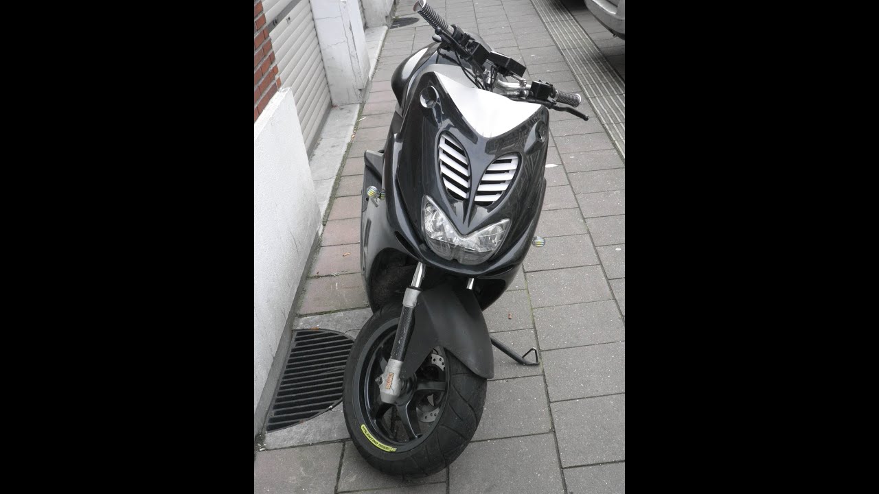 yamaha aerox polini evo 94cc - YouTube